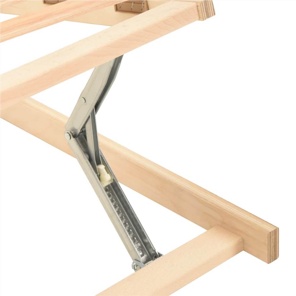 Slatted Bed Base with 13 Slats Adjustable Head & Foot 70x200 cm