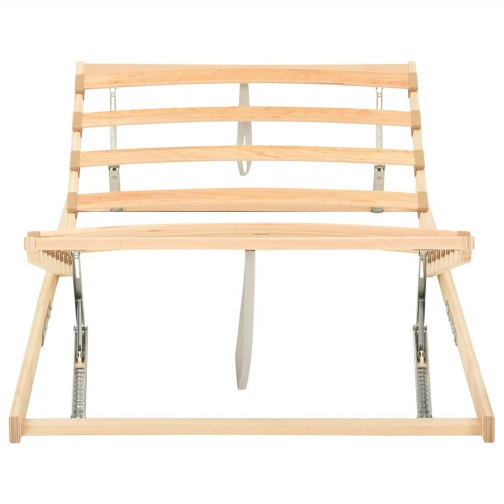 Slatted Bed Base with 13 Slats Adjustable Head & Foot 80x200 cm