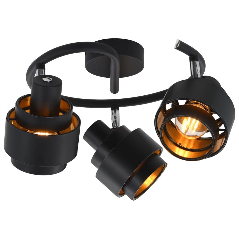 3-Way Spot Light Black E14