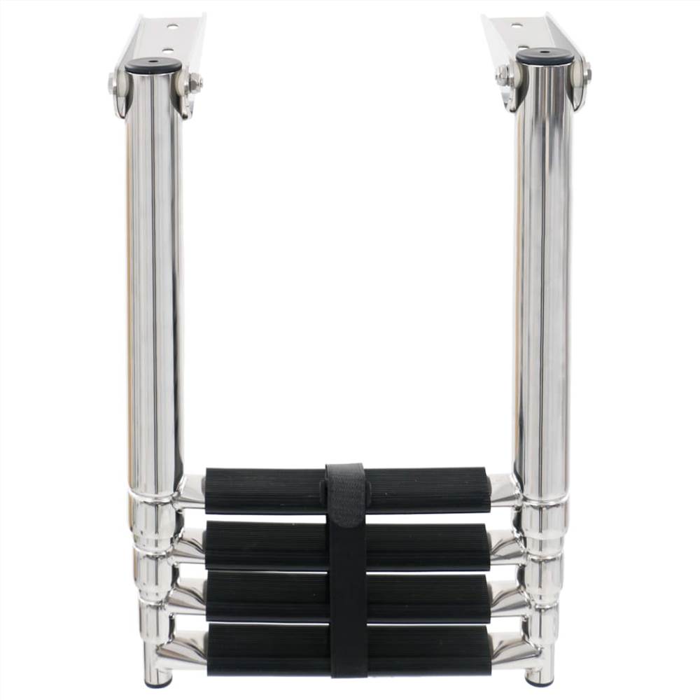 Folding Boarding Ladder 4-step Stainless Steel