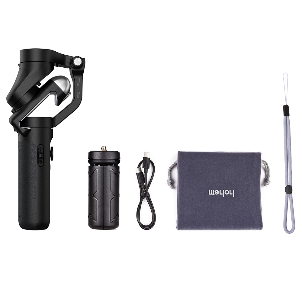 Hohem iSteady V2 Handheld Mobile Phone Gimbal with Fill Light Black