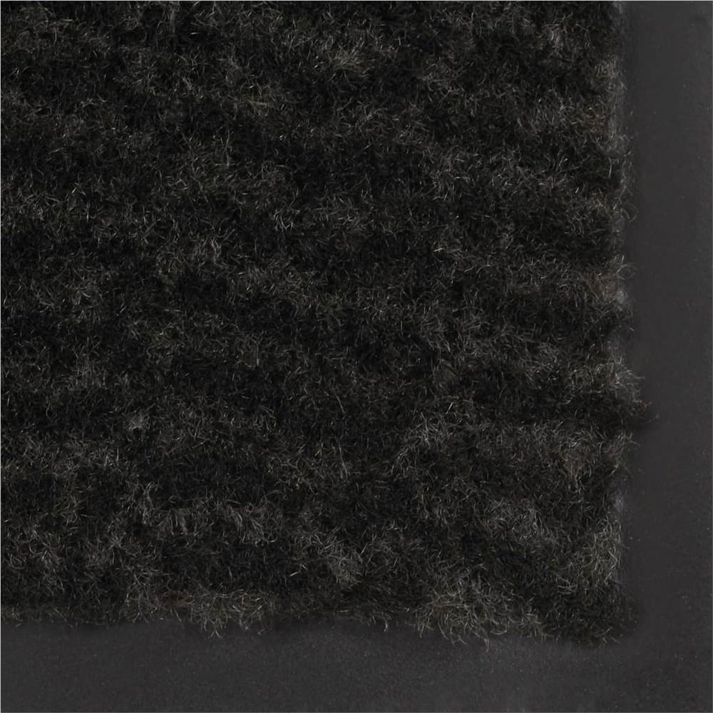 Dust Control Mats 2 pcs Rectangular Tufted 90x150 cm Black