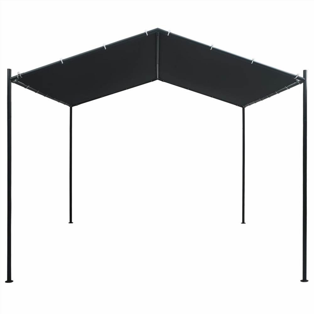 Gazebo Pavilion Tent Canopy 3x3 m Steel Anthracite