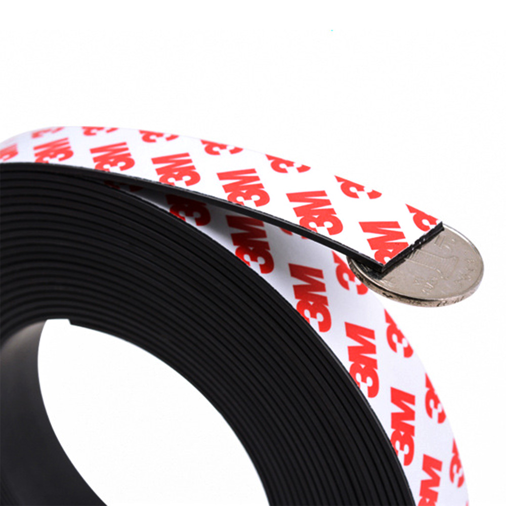 25m/roll 10mm Wide 1mm Thick Rubber Magnet Tape