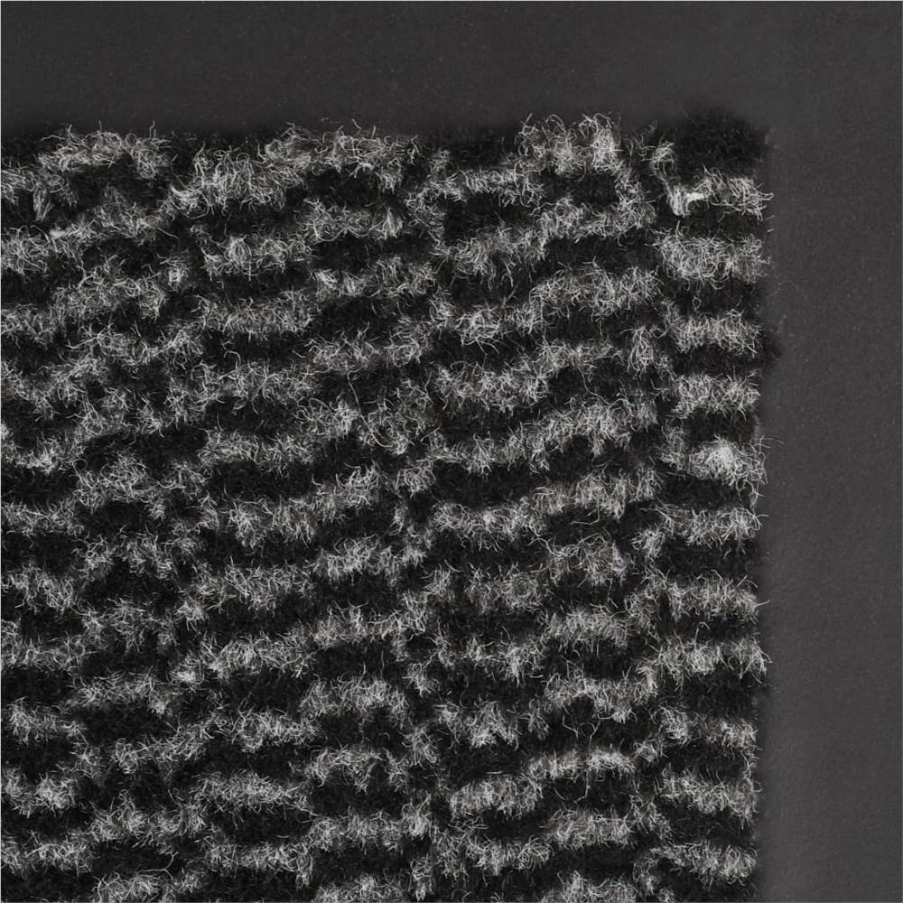 Dust Control Mats 2 pcs Rectangular Tufted 60x90 cm Anthracite