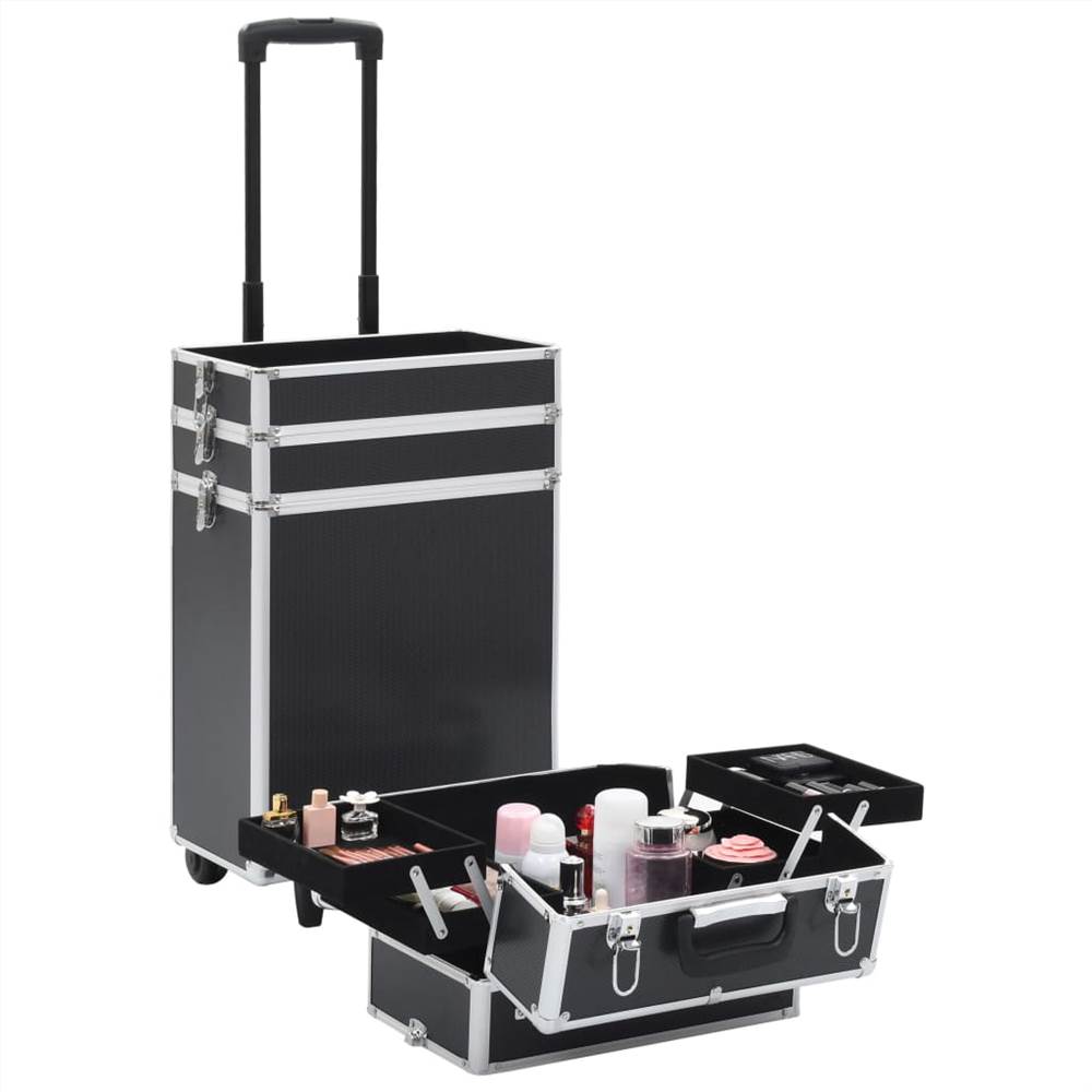 Make-up Trolley Aluminium Black