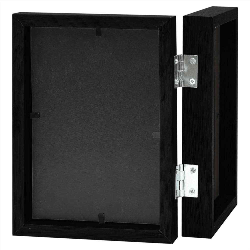 Bifold Photo Frame Collage Black 2x