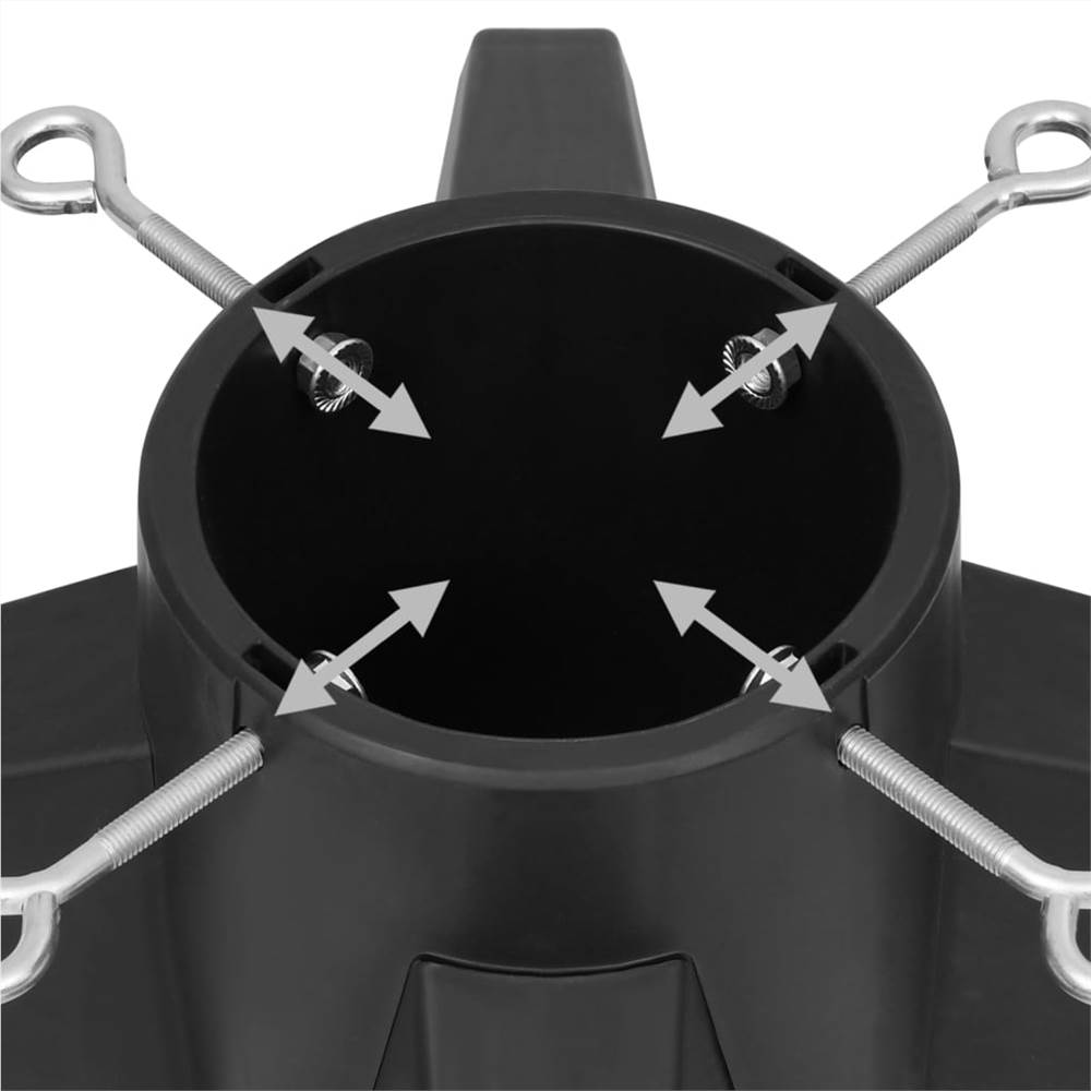 Christmas Tree Stand Grey 55.5x55.5x15 cm