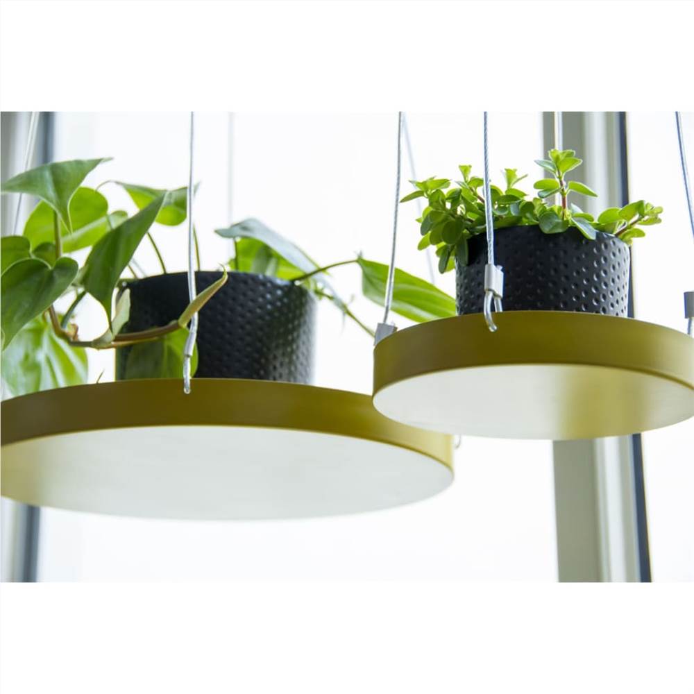 Esschert Design Hanging Plant Tray Round Gold S