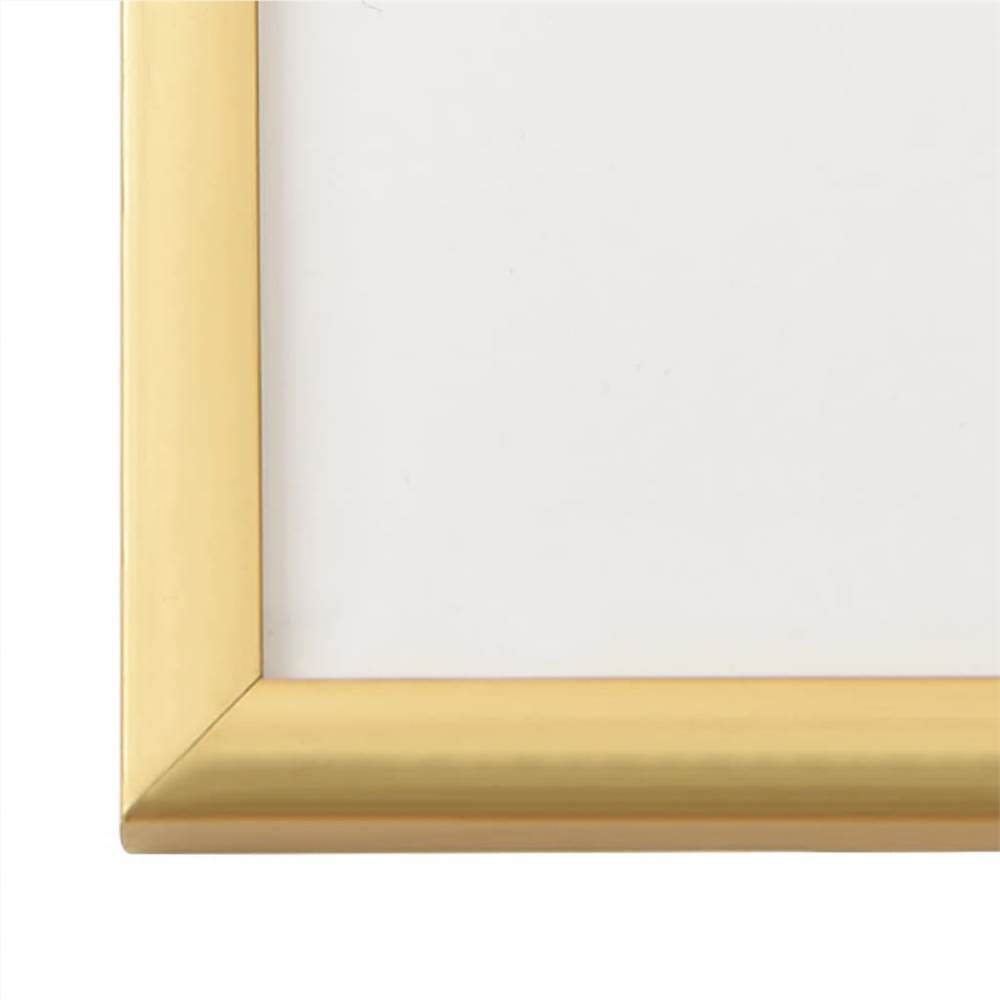 Photo Frames Collage 10 pcs for Wall or Table Gold 18x24 cm MDF