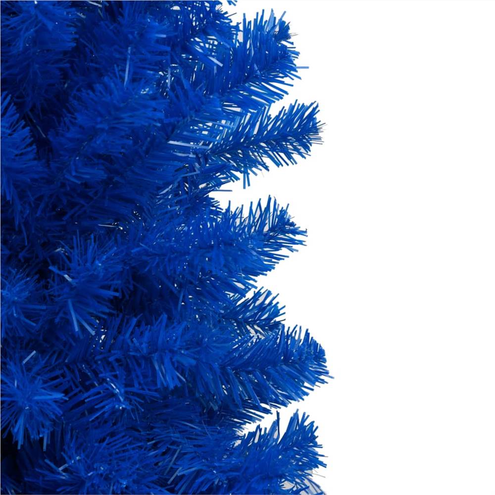Artificial Christmas Tree with Stand Blue 180 cm PVC