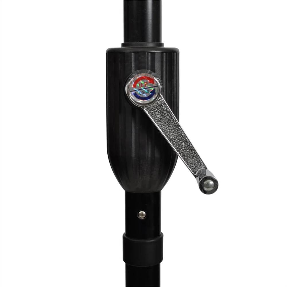 Parasol Green 3m Steel Pole