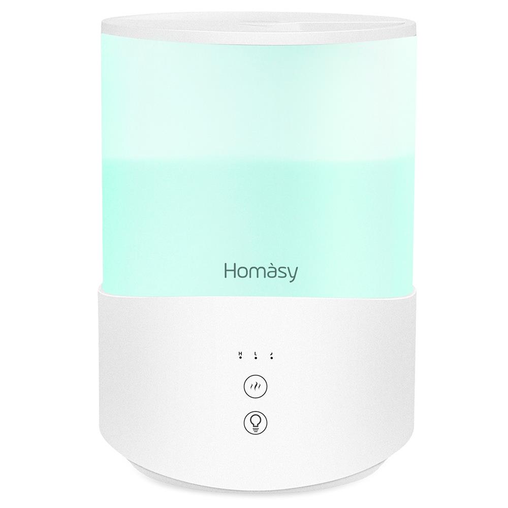 Homasy Humidifiers Aroma Diffuser 4L Capacity 7-Color Night Light