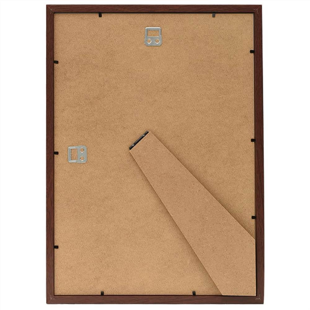 Photo Frames Collage 10 pcs for Wall or Table Dark Red 10x15 cm