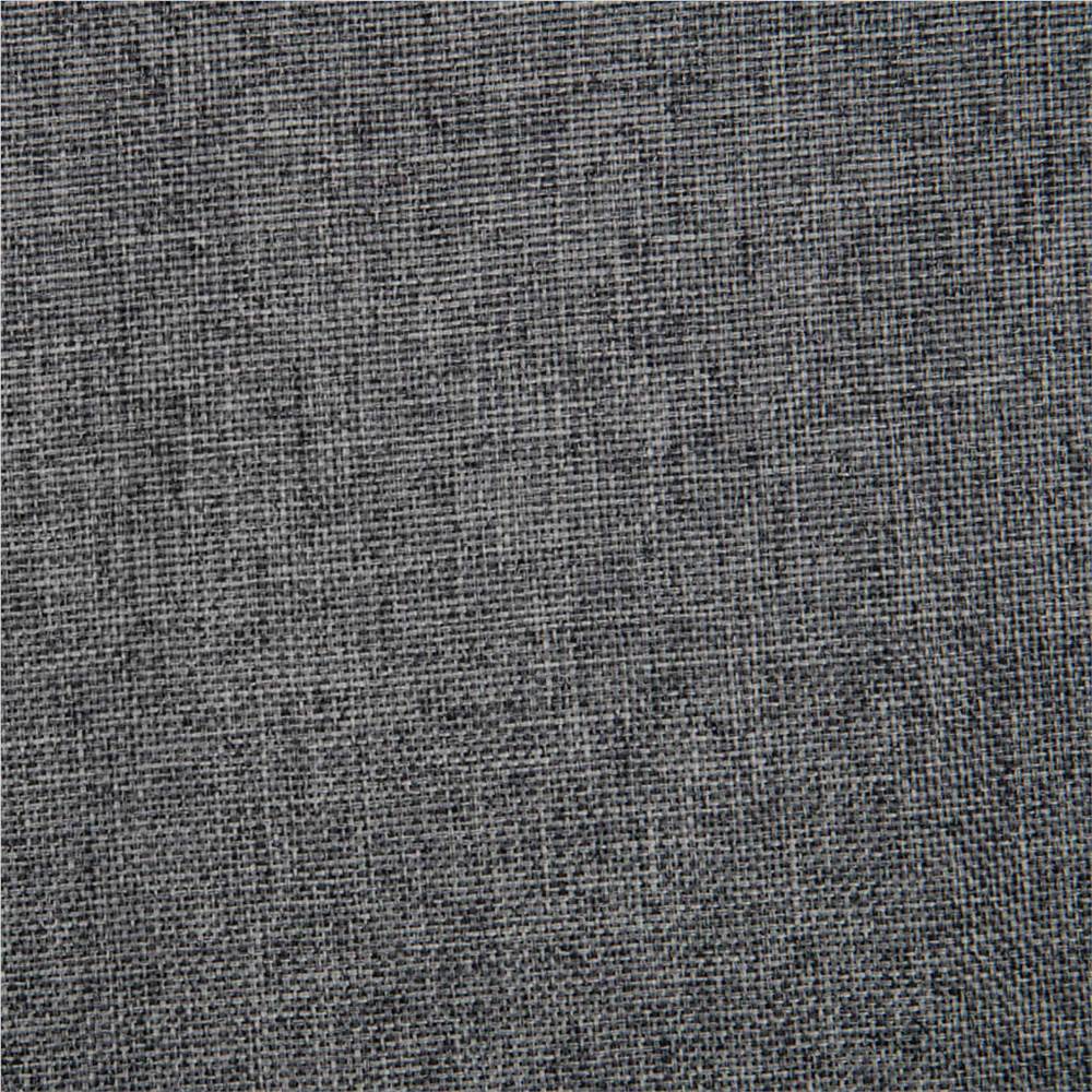 Swivel Office Chair Dark Grey Fabric