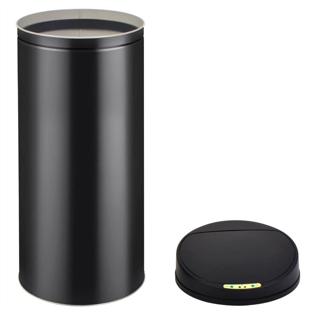 Automatic Sensor Dustbin Garbage Bin 52 L Black