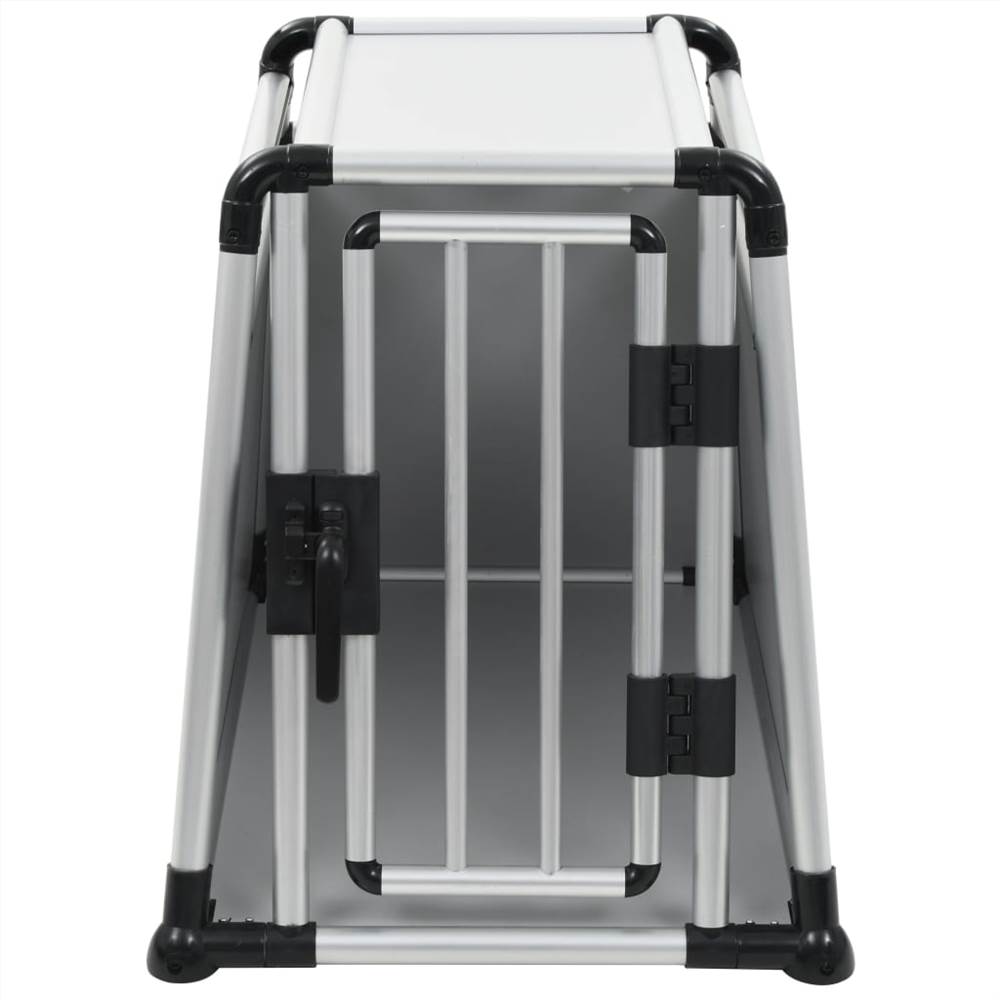 Dog Transport Box Aluminium M