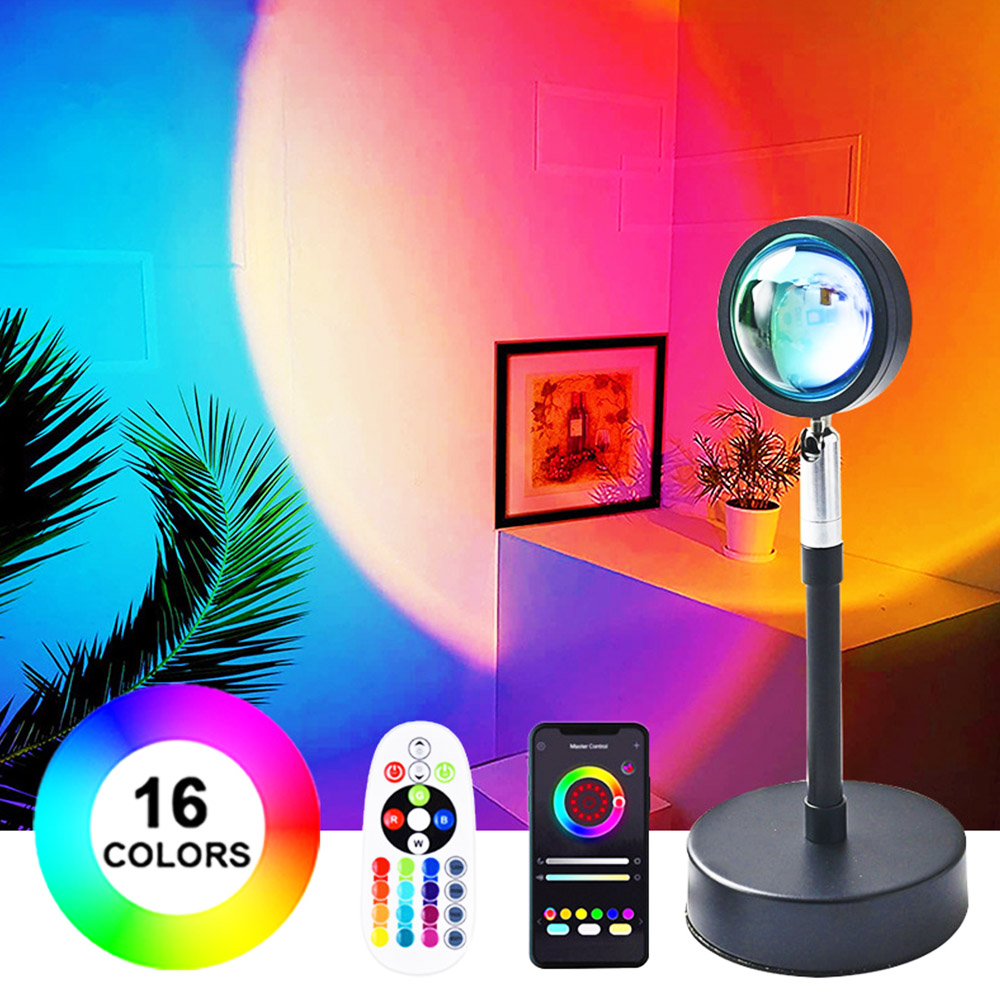 Sunset Lamp RGB 16 Colors APP Control