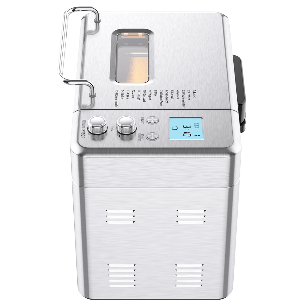 CalmDo Fully Automatic Bread Maker Machine Stainless Steel