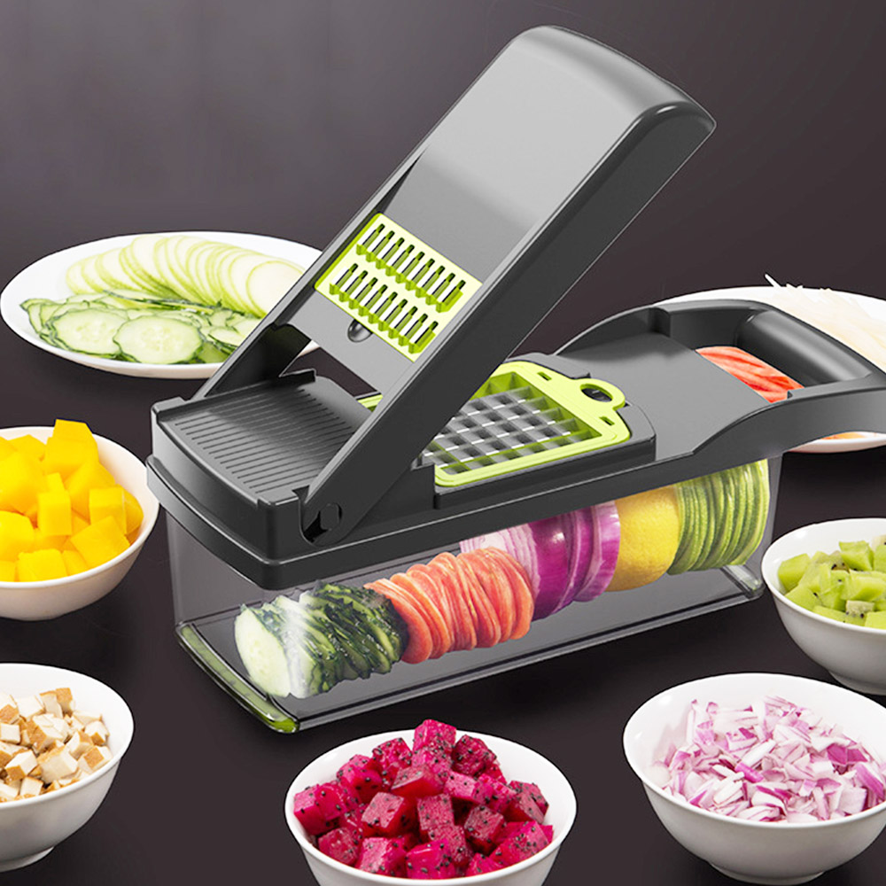 Multi-Function House-Hold Seven-Blade Dicing and Slicing Slicer