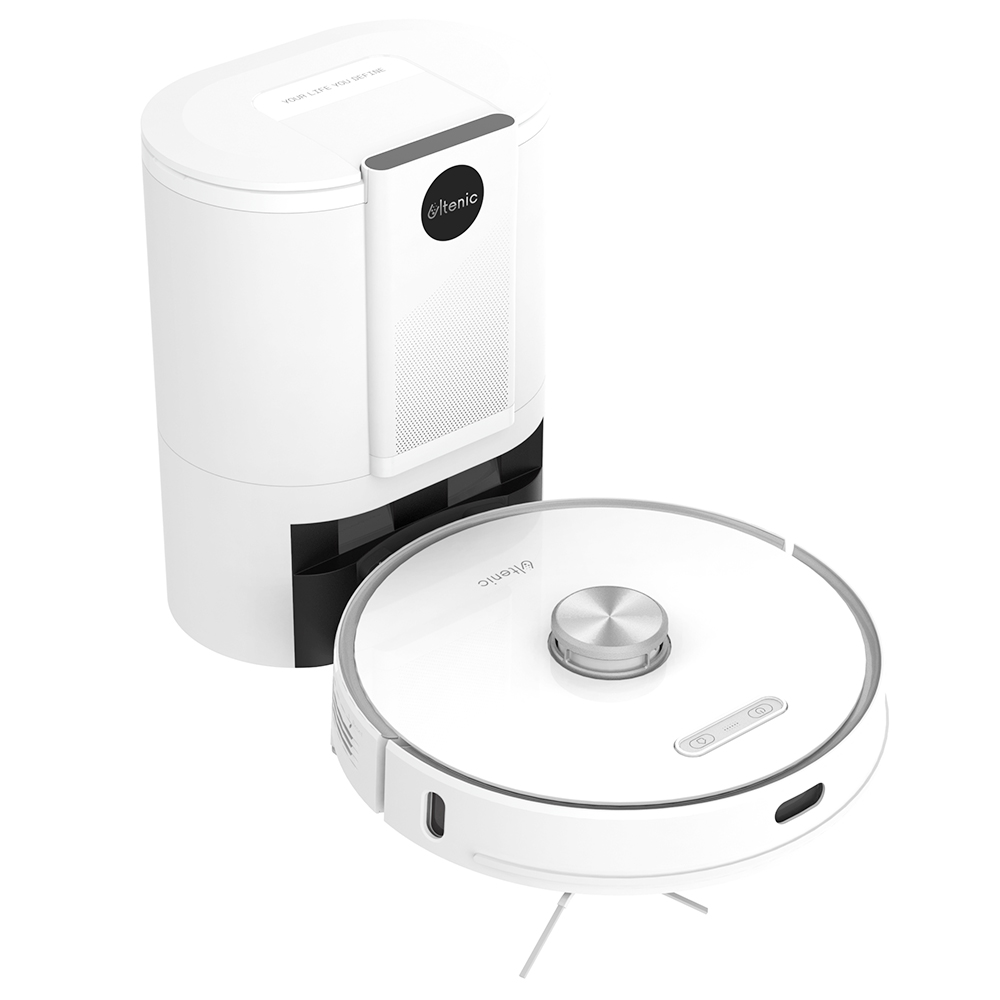 Ultenic T10 Robot Vacuum Cleaner + Dust Collector Black
