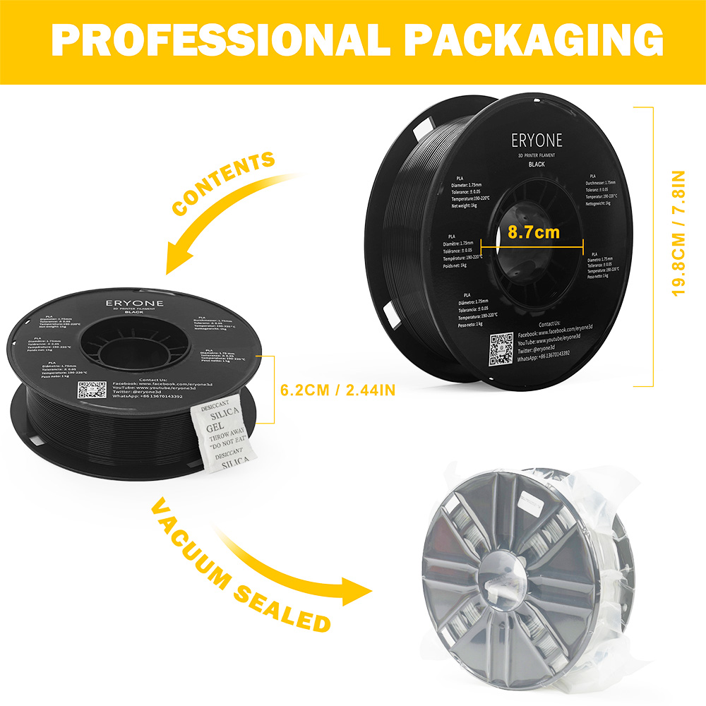 ERYONE PLA Filament for 3D Printer | Europe