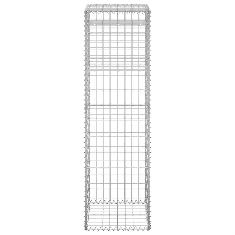 Gabion Basket Post 40x40x140 cm Iron