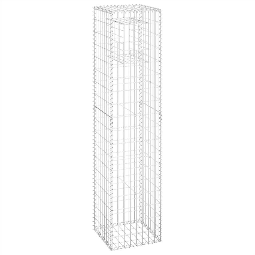Gabion Basket Post 40x40x180 cm Iron