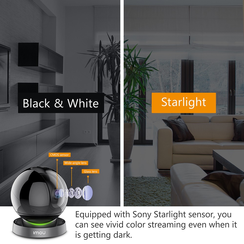 IMOU Rex Smart Cruise Camera 4mp with Panoramic View