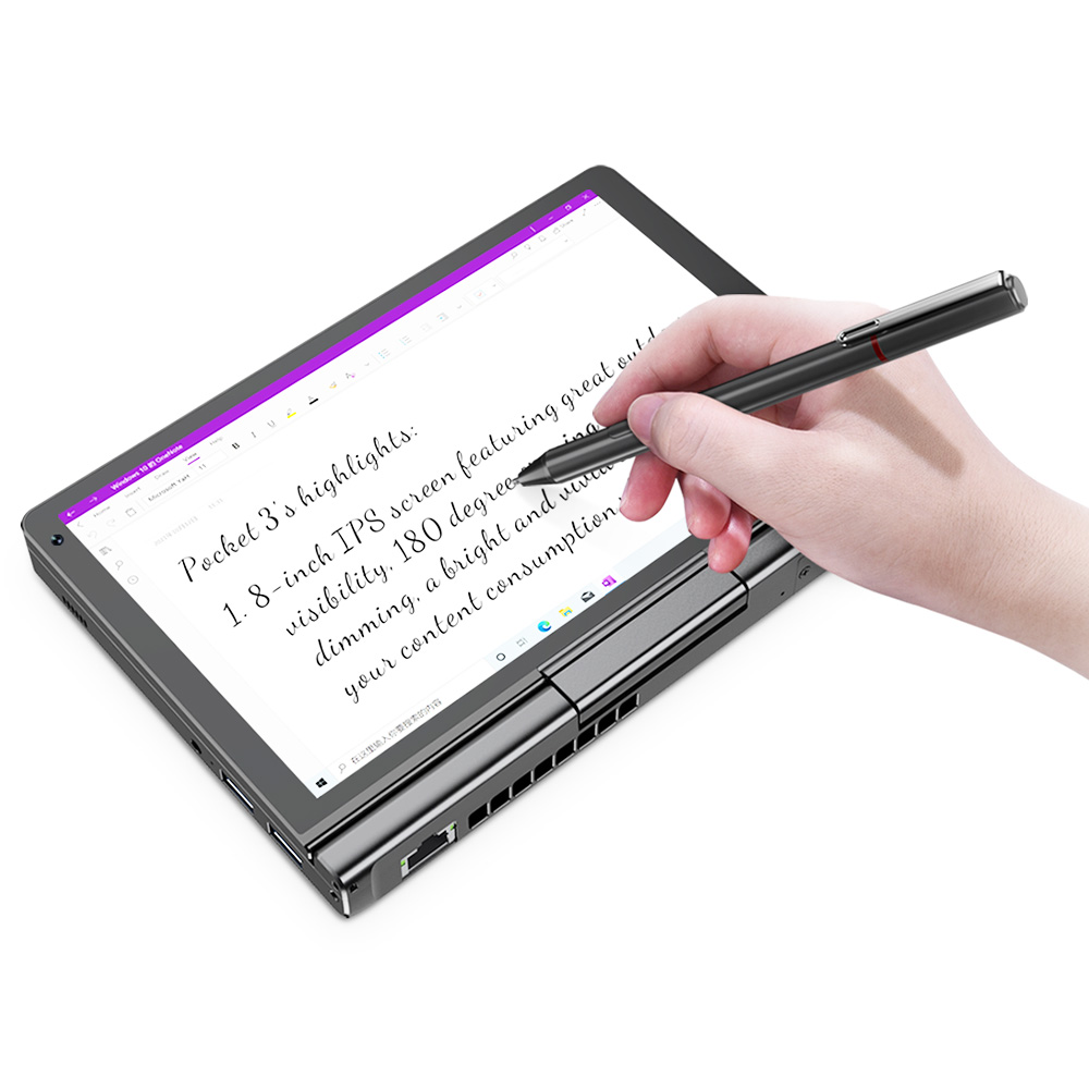 GPD Pocket 3 Laptop Mini Tablet PC 8 Inch Screen i7-1195G7 US Plug
