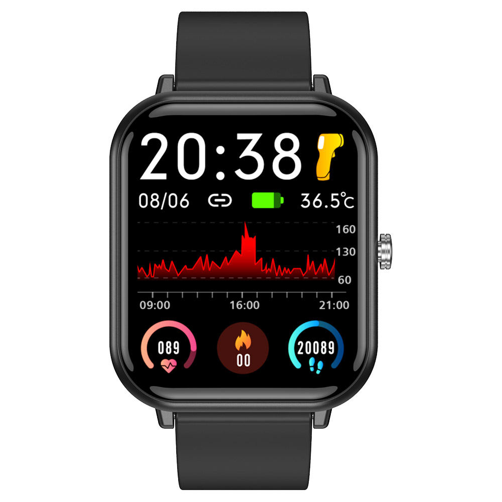 Q9 Pro Smartwatch 1.7 Inch Large Touch Screen Black