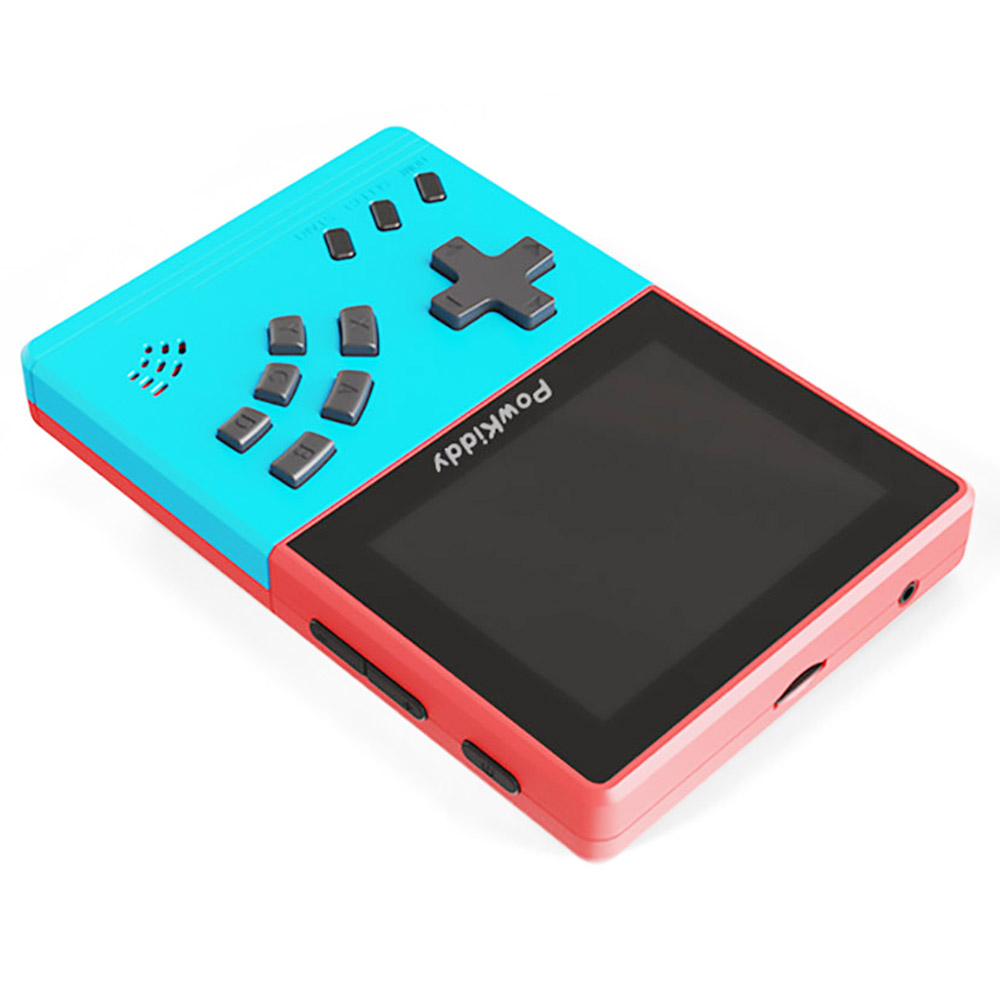 Powkiddy V2 Retro Game Pocket Console Blue Red