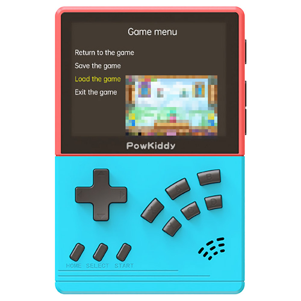 Powkiddy V2 Retro Game Pocket Console Blue Red
