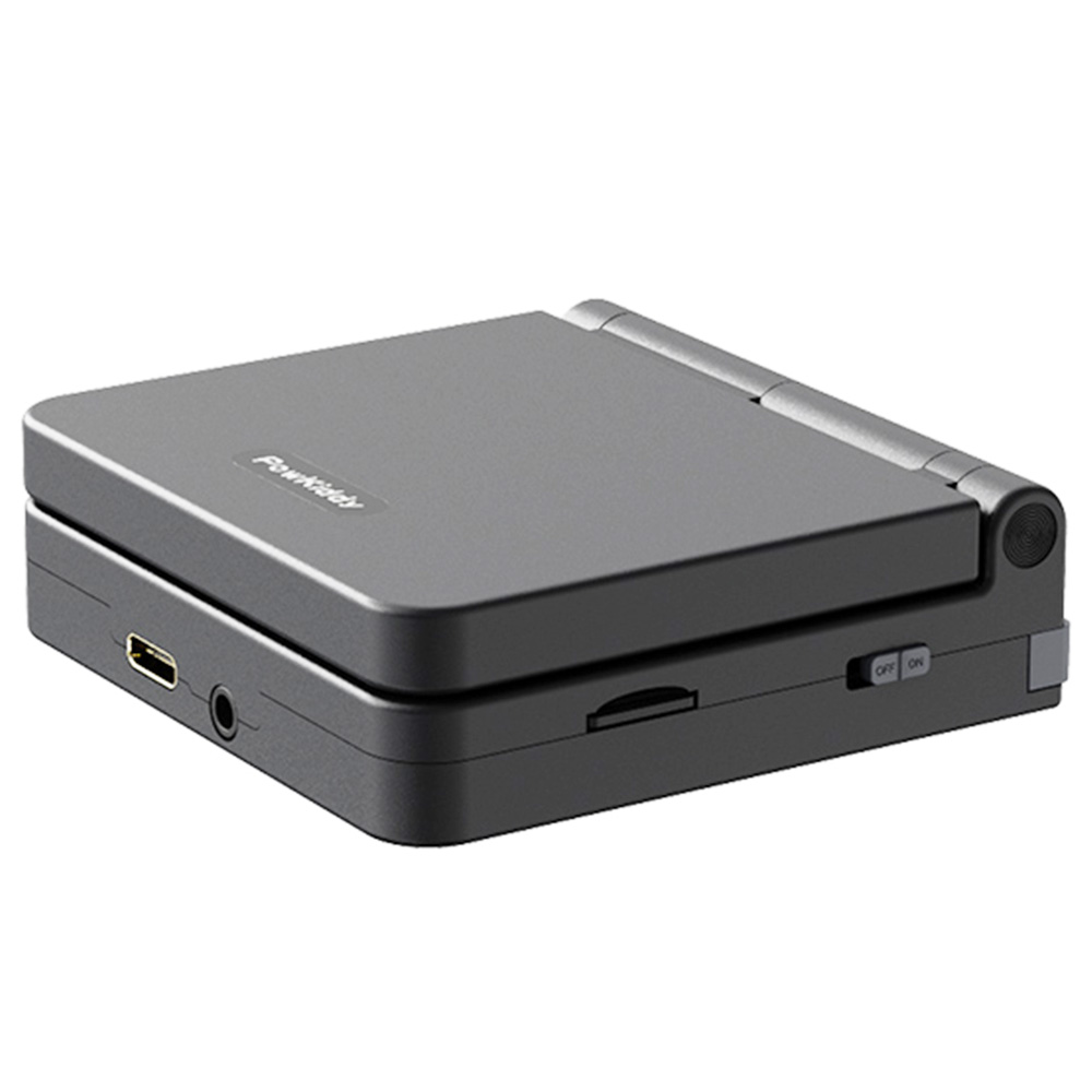 Powkiddy V90 64GB Flip Retro Game Console Black