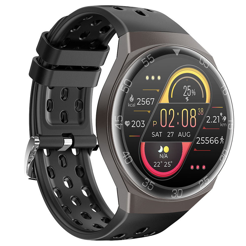 SENBONO MAX1 Smartwatch Support SpO2/HR/BP Monitor Black