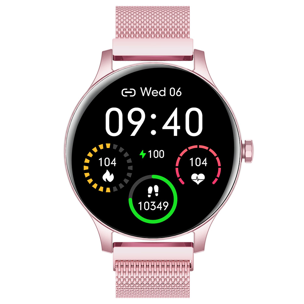 SENBONO NY20 Women Smartwatch Fitness Tracker Pink
