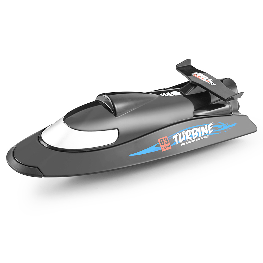 Flytec V009 30KM High Speed RC Jet Boat Black