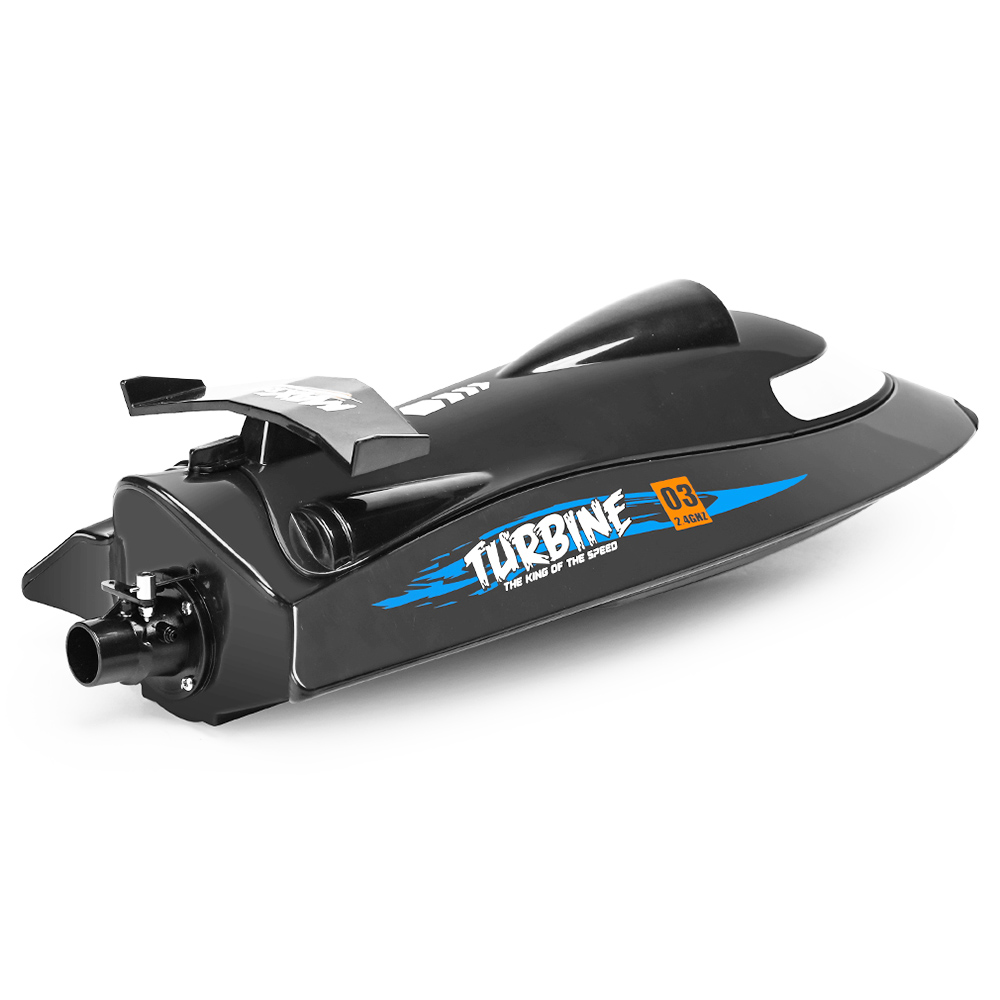 Flytec V009 30KM High Speed RC Jet Boat Black