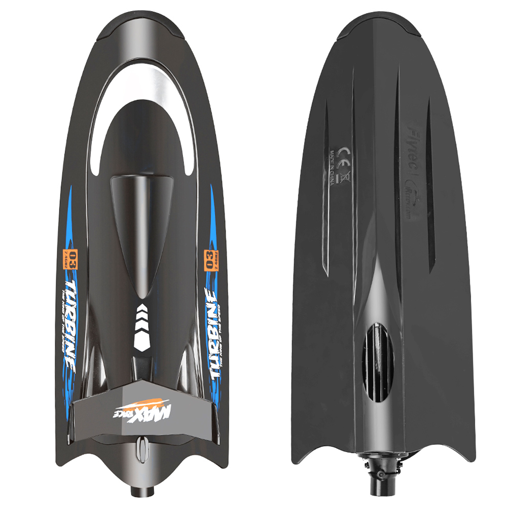 Flytec V009 30KM High Speed RC Jet Boat Black