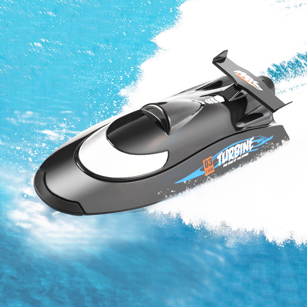 Flytec V009 30KM High Speed RC Jet Boat Black