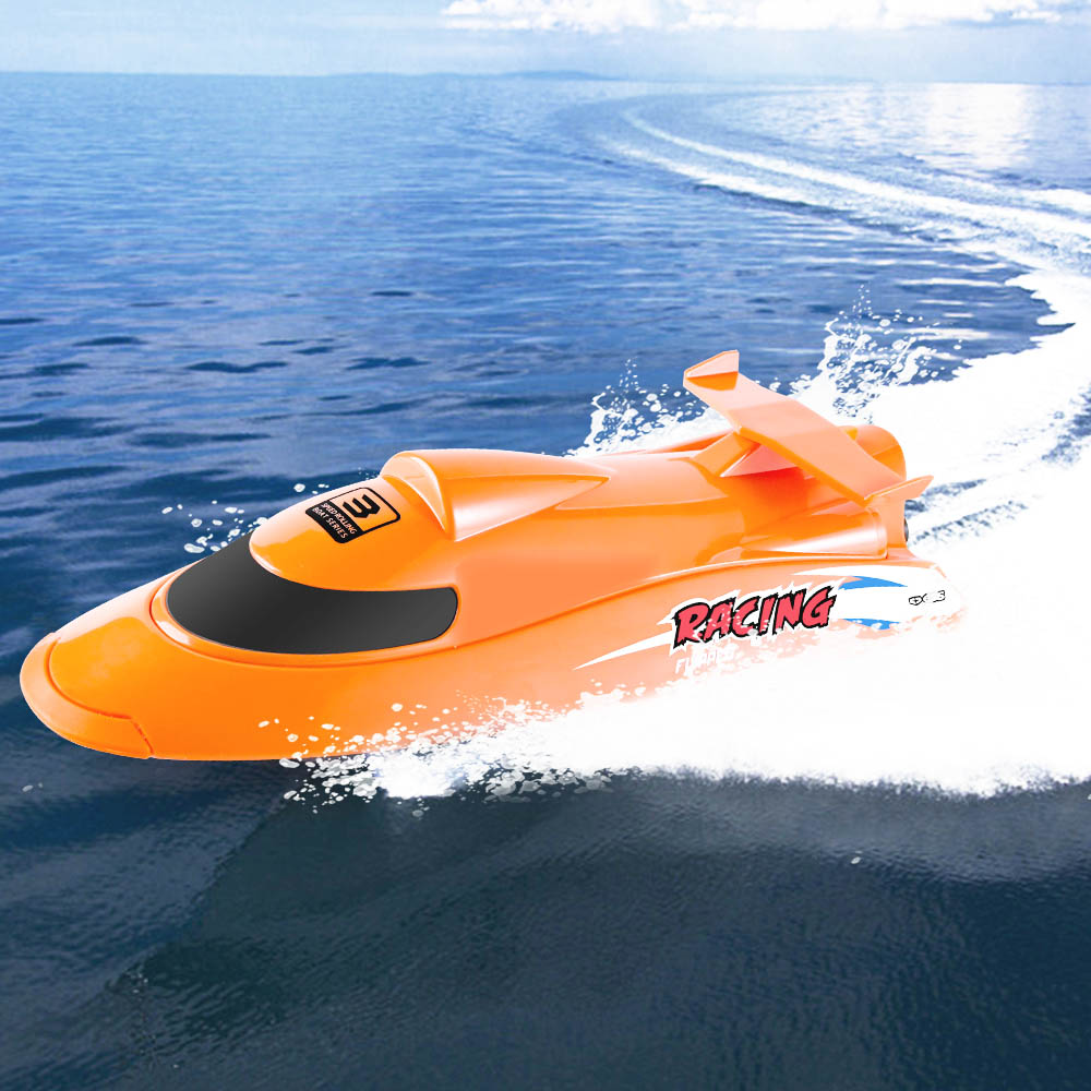 Flytec V009 30KM High Speed RC Jet Boat Orange