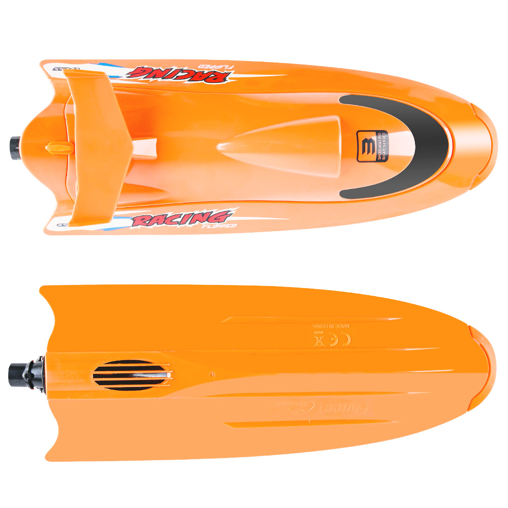 Flytec V009 30KM High Speed RC Jet Boat Orange