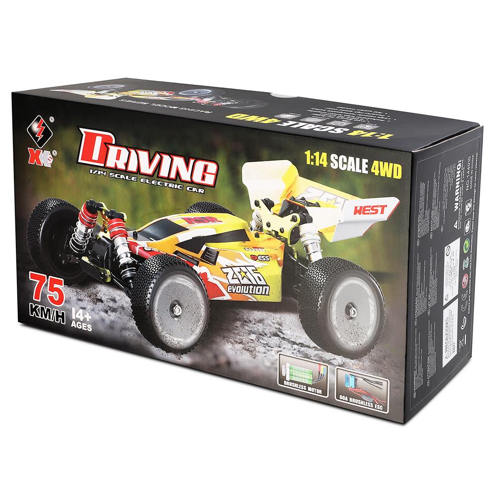 Wltoys 144010 1/14 2.4G 4WD Racing RC Vehicle with 2 Batteries
