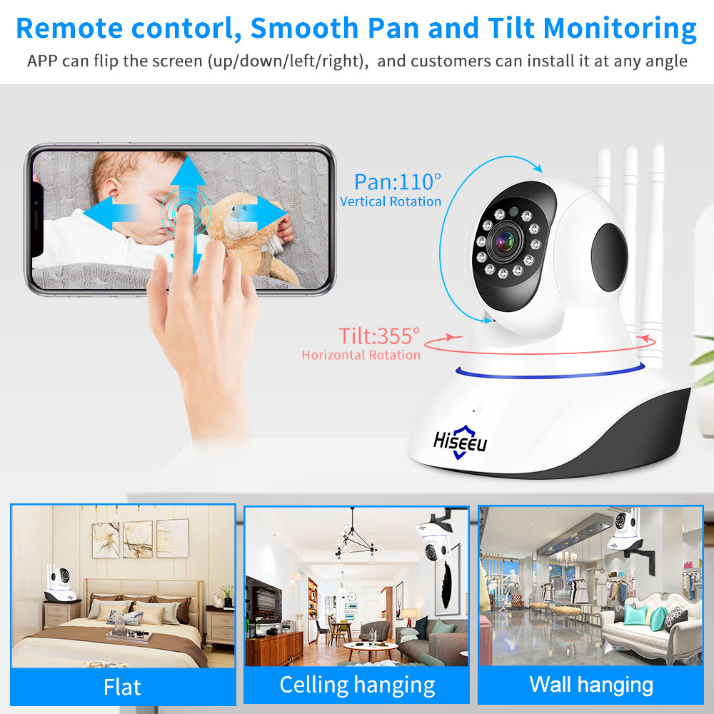 Hiseeu FH1D 3MP PTZ IP Camera