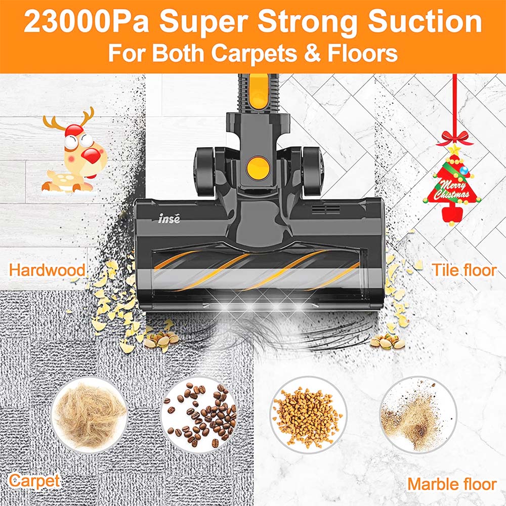 INSE S600 Cordless Upright Vacuum Cleaner