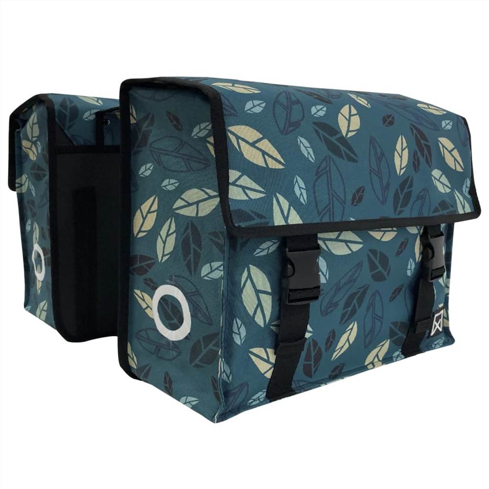 Willex Bicycle Double Bag City Bush 34 L Green and Blue