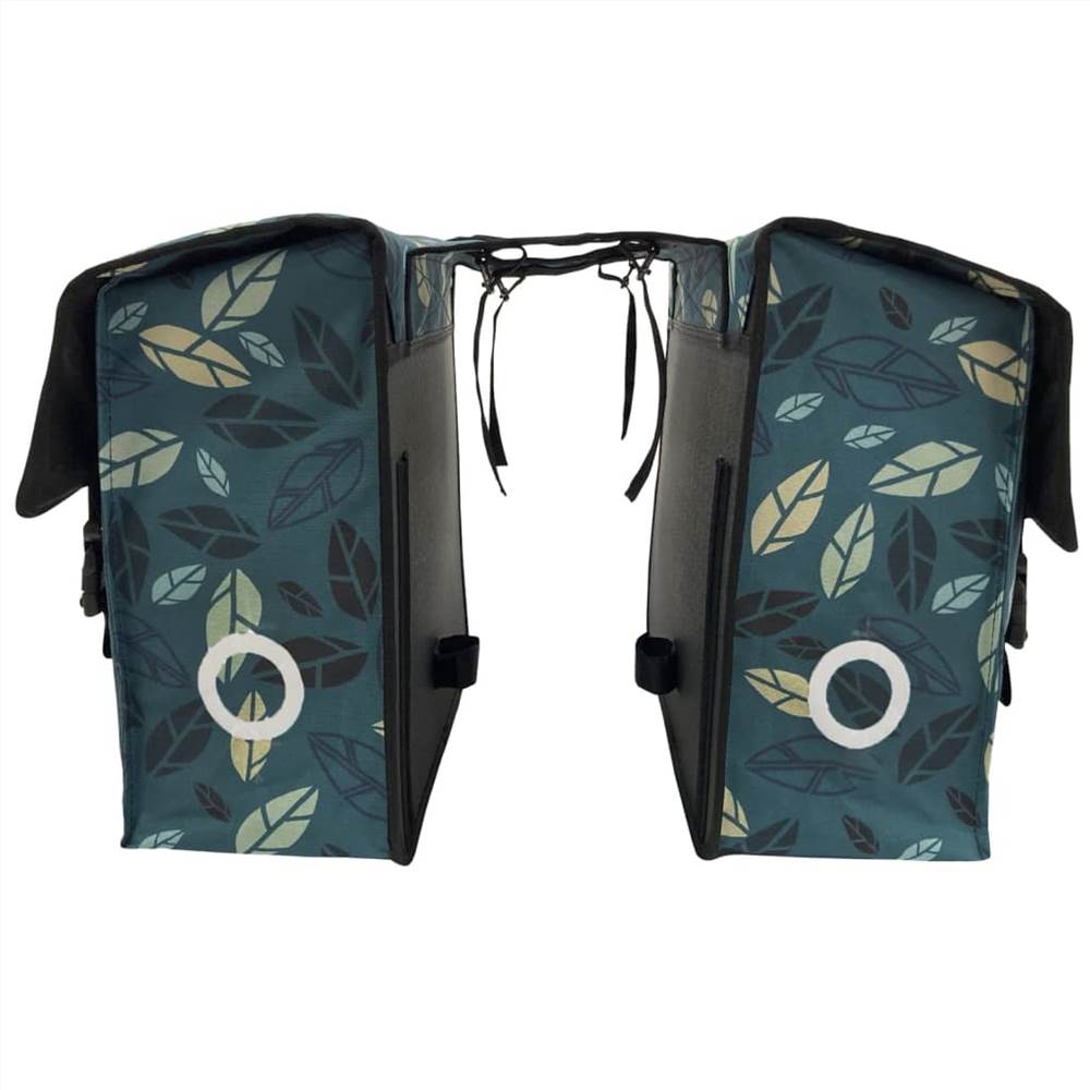 Willex Bicycle Double Bag City Bush 34 L Green and Blue