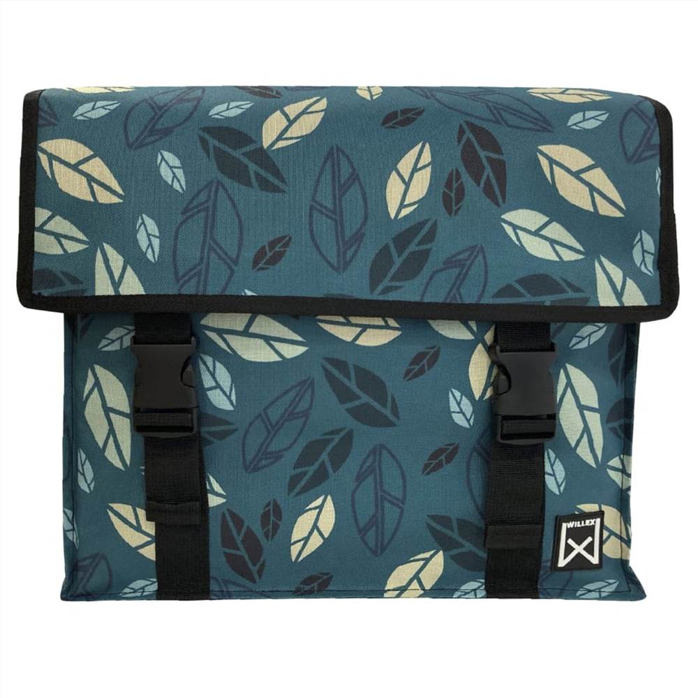 Willex Bicycle Double Bag City Bush 34 L Green and Blue