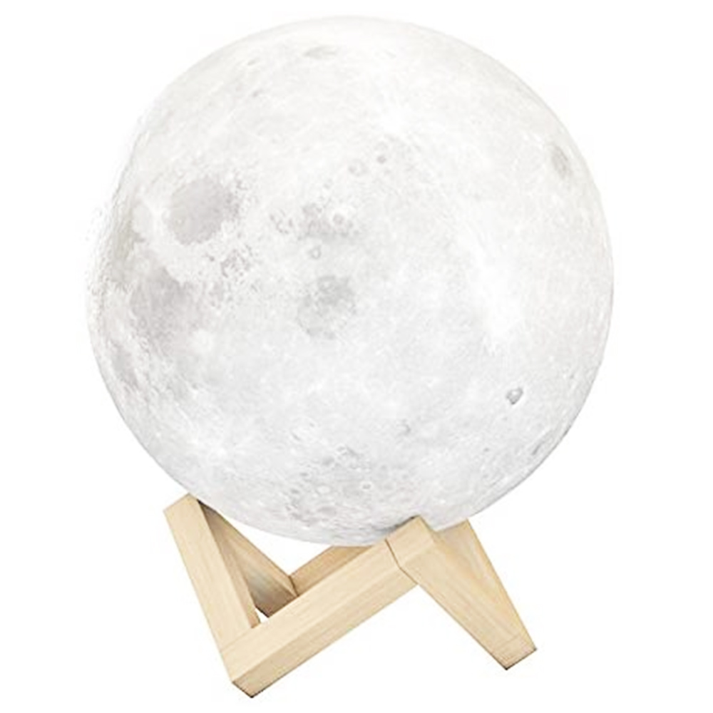 LED Moon Lamp with Remote Control Dimmable Brightness 16 Main Colors