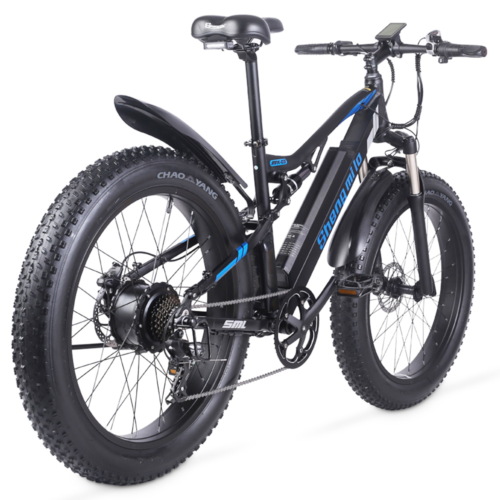 Shengmilo MX03 1000W 48V 17Ah 26 Inch E-bike - Black